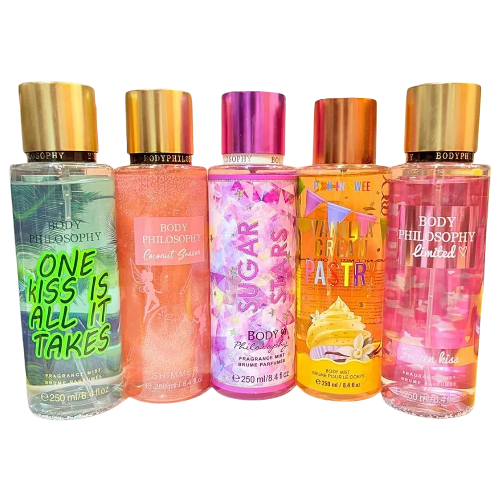 Body Philosophy (250ml c/u) 5 Pack Body Spray